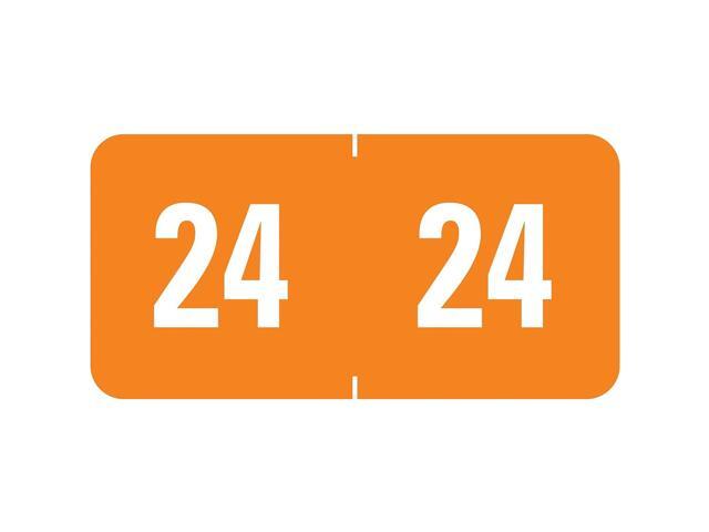 Click here for Smead ETS 24 Color-Coded Year Label 0.5 x 1 Orange... prices