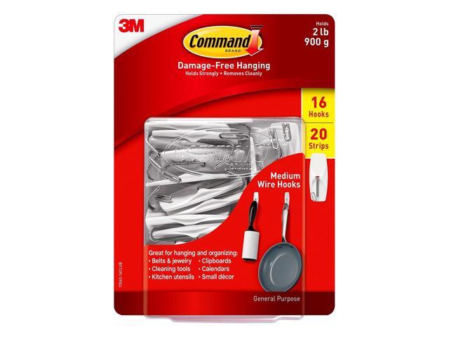 Click here for Command Medium Wire Hook White 16 Hooks 20 Strips/... prices
