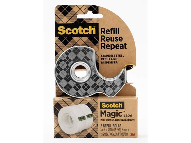 Click here for Scotch Desktop Dispenser w/Tape Stainless Steel (1... prices