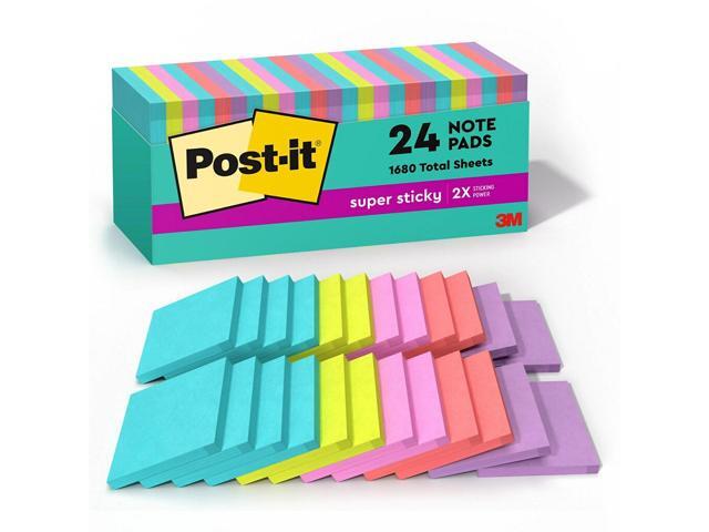 Click here for Post-it Super Sticky Pads in Miami Colors 3 x 3 Mi... prices
