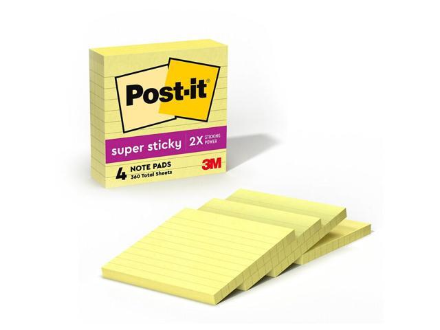 Click here for Post-it Super Sticky Notes 4 x 4 Canary Yellow 4 P... prices