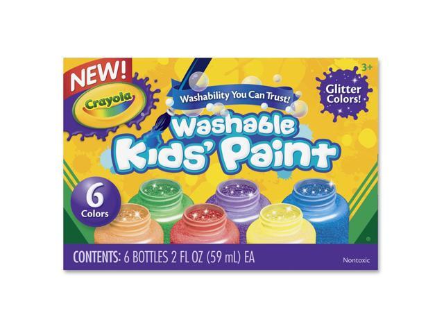 Click here for Crayola 6-color Glitter Washable Kids Paint prices