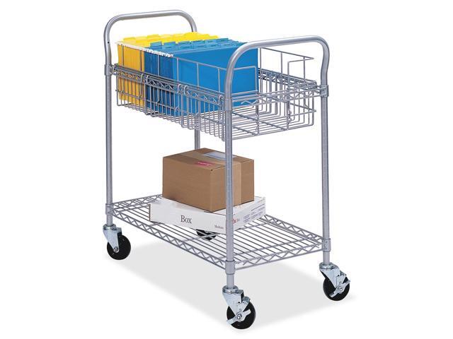 Click here for Safco Wire Mail Cart 600-lb Cap 18-3/4w x 39d x 38... prices