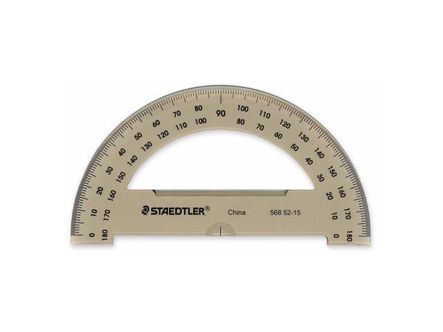 Click here for 6 Protractor 180Degree Format Tinted Plastic prices