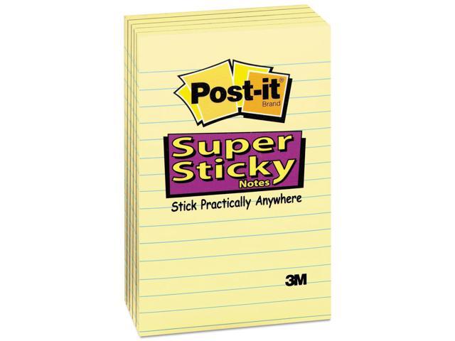 Click here for 3M 6605SSCY Super Sticky Notes 4 x 6 Canary Yellow... prices