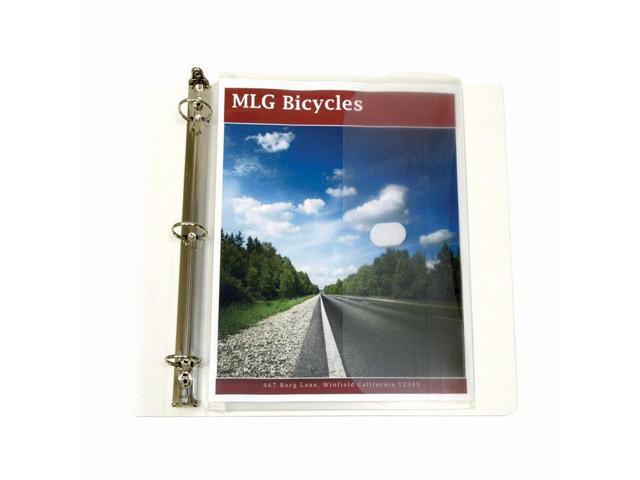 C-Line Poly Binder Pockets  11 1/2 X 9 1/4  Clear  5/Pack 57537