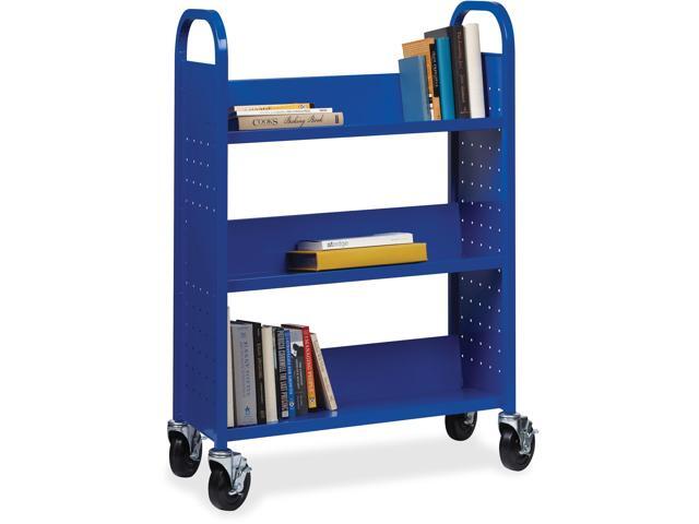 Click here for Lorell Book Cart Single-sided 3 Slant Shelves 32x1... prices