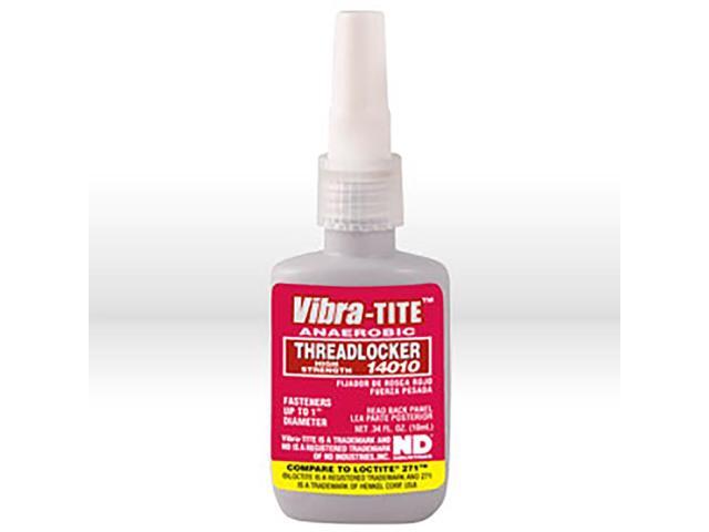Click here for VIBRA-TITE THREAD LOCK HIGH STRENGTH 10ML 14010 prices