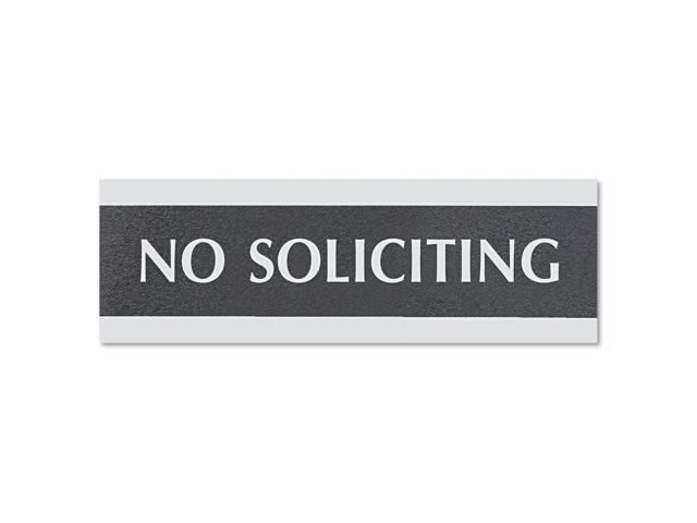 Click here for Headline Sign Century Series Office Sign NO SOLICI... prices