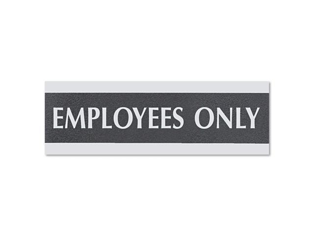 Click here for Headline Sign Century Series Office Sign EMPLOYEES... prices