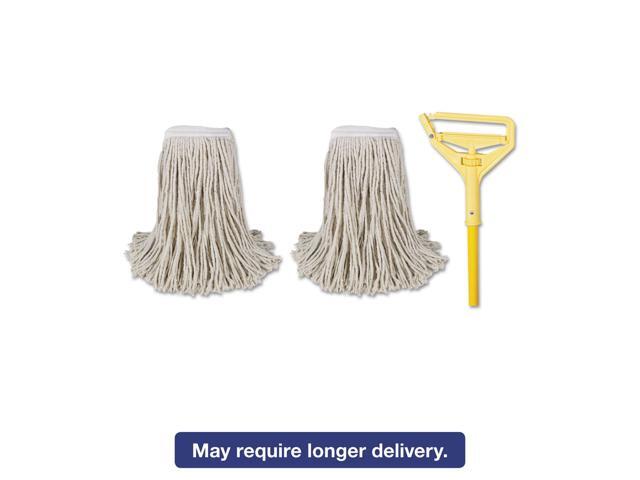 Click here for Boardwalk Cut-End Mop Kits #24 Natural 60 Metal/Pl... prices