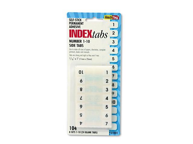 Click here for Redi-Tag Tab Number 1-10 Side We 31001 prices