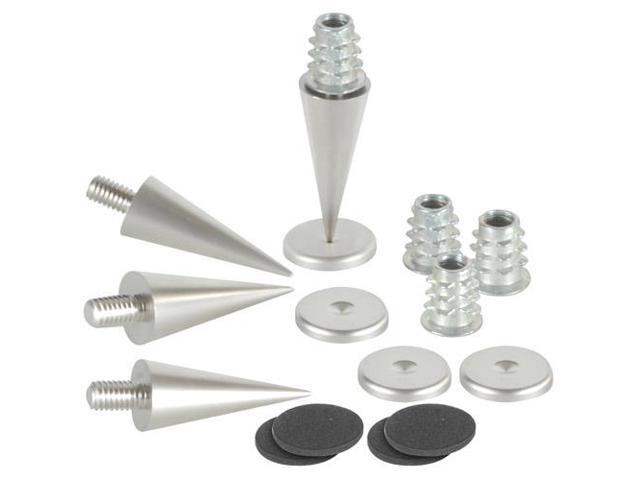 Click here for Dayton Audio DSS3-SN Satin Nickel Spike Set 4 Pcs.... prices