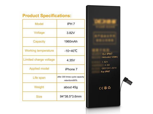 Click here for DEJI Internal Battery Replacement for iPhone 7 prices