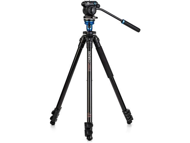 Click here for Benro Video Tripod with S2 PRO Flat Base Fluid Vid... prices