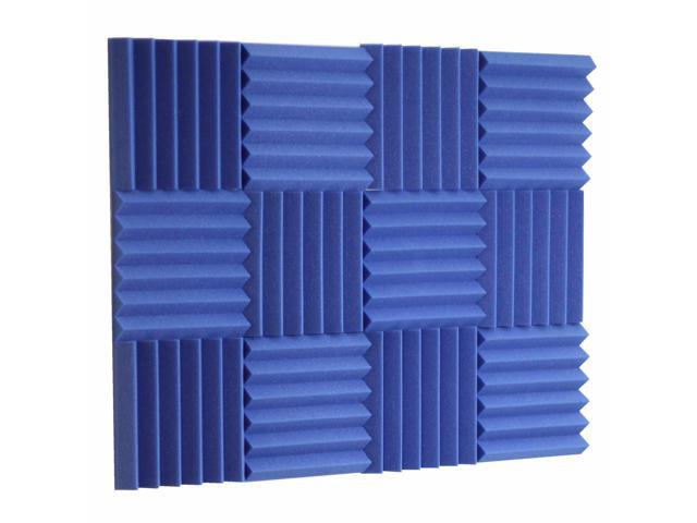 Click here for Wedge Acoustic Foam Sound Absorption Panels - Blue... prices