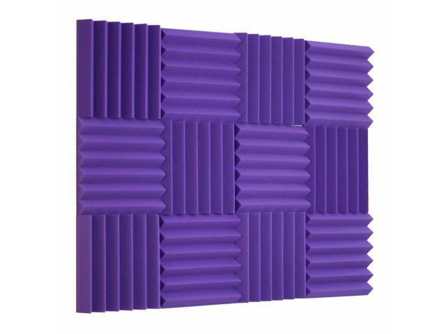 Click here for Wedge Acoustic Foam Sound Absorption Panels - Purp... prices