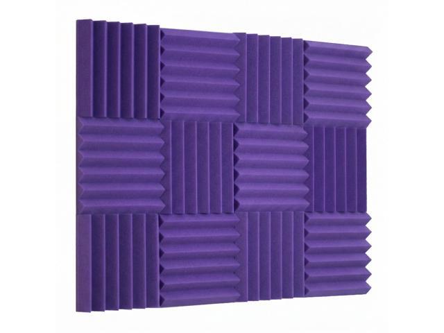 Click here for Wedge Acoustic Foam Sound Absorption Panels - Purp... prices