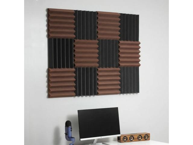Click here for Wedge Acoustic Foam Sound Absorption Panels - Brow... prices