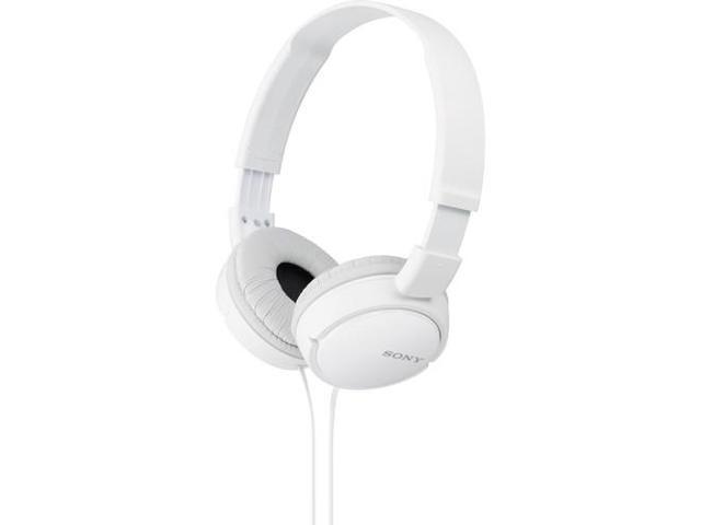 Click here for SONY White MDRZX110/WHI OH Headphone 30mm Driver U... prices