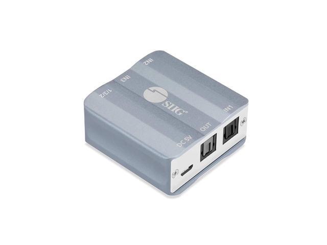 Click here for SIIG Toslink SPDIF Optical Audio Switch - Audio Sw... prices