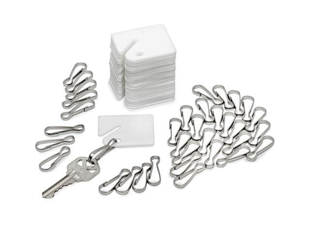 Click here for AdirOffice White Hanging Key Tags - Durable Plasti... prices