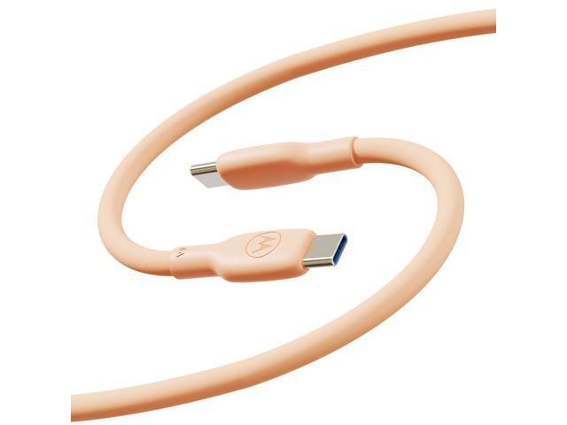 Click here for Motorola TurboPower Silicone 5A Peach Fuzz USB-C t... prices