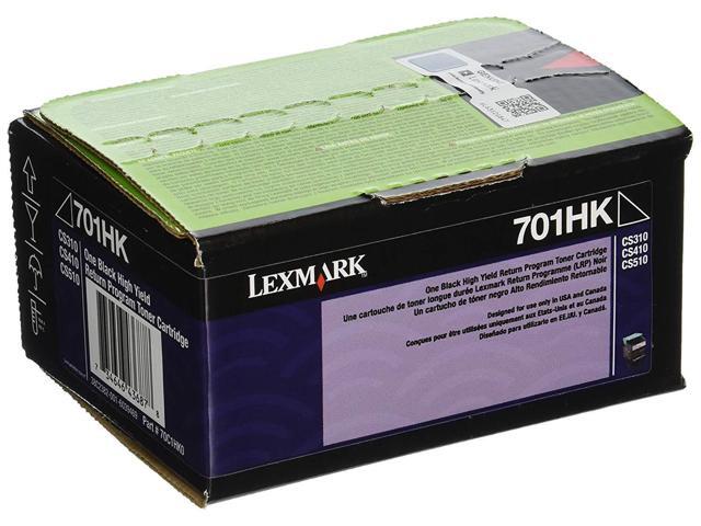 Click here for Lexmark 70C1HK0 Black High Yield Return Program To... prices