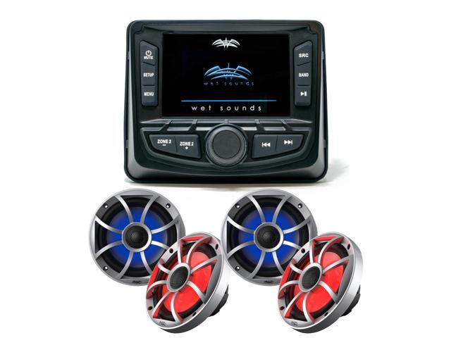 Click here for Wet Sounds WS-MC-2 Marine Radio with 2 Pairs Wet S... prices