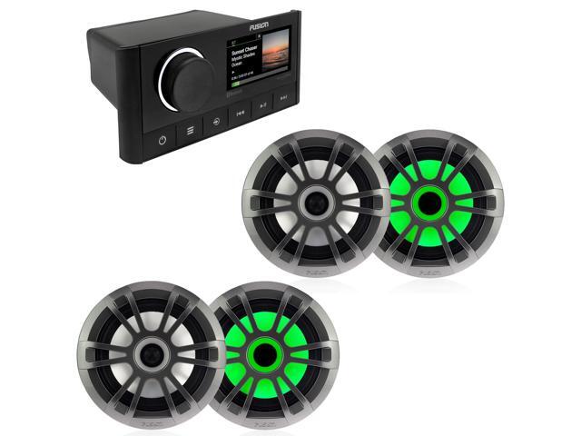 Click here for Fusion MS-RA670 Marine Receiver with 2 Pairs Fusio... prices