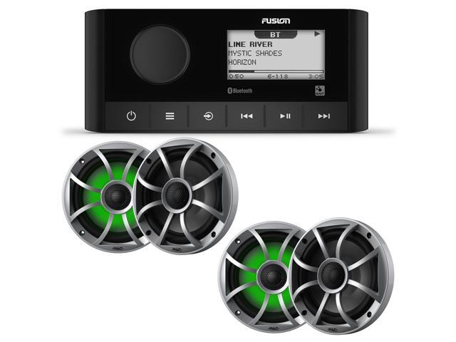 Click here for Fusion MS-RA60 Marine Stereo With 2 Pair of Wet So... prices