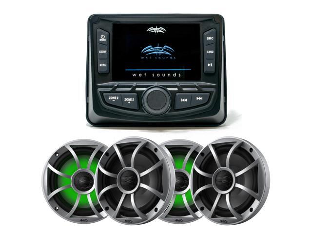 Click here for Wet Sounds WS-MC-2 Marine Radio with 2 Pairs Wet S... prices