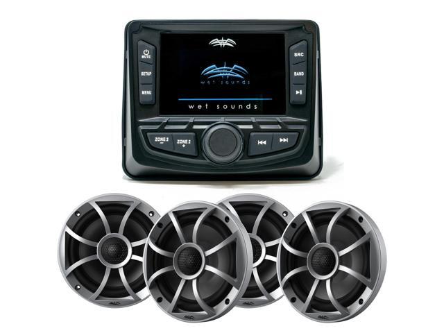 Click here for Wet Sounds WS-MC-2 Marine Radio with 2 Pairs Wet S... prices