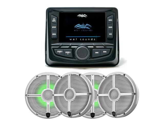 Click here for Wet Sounds WS-MC-2 Marine Radio with 2 Pairs Wet S... prices