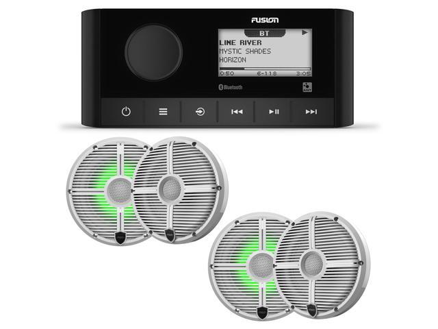 Click here for Fusion MS-RA60 Marine Stereo With 2 Pair of Wet So... prices