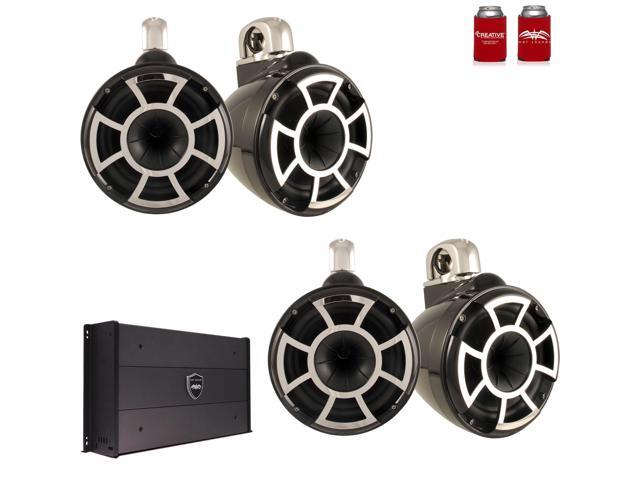 Click here for Wet Sounds Two Pairs of Black REV 10 Fixed Clamp T... prices