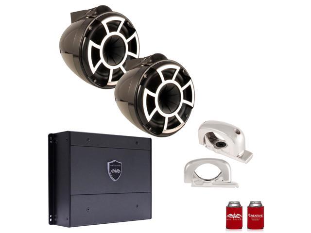 Click here for Wet Sounds REV8B-FC 8 Black Tower Speakers with St... prices