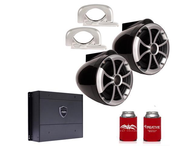 Click here for Wet Sounds ICON8B-FMINI 8 Black Tower Speakers wit... prices