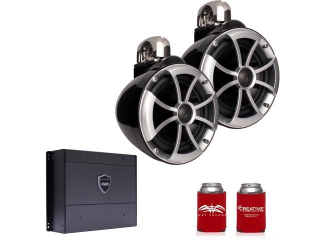 Click here for Wet Sounds ICON8B-FC 8 Black Tower Speakers with S... prices