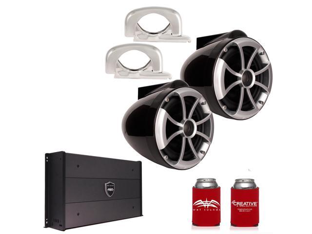 Click here for Wet Sounds ICON8B-FMINI 8 Black Tower Speakers wit... prices