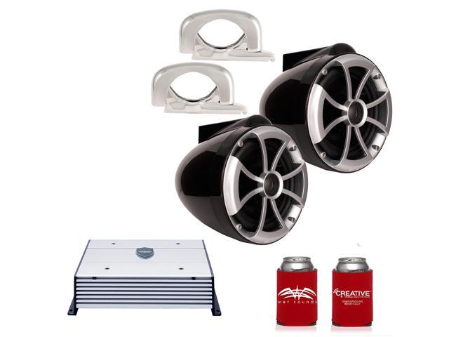 Click here for Wet Sounds ICON8B-FMINI 8 Black Tower Speakers wit... prices