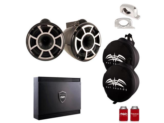 Click here for Wet Sounds Black REV 10 Fixed Clamp Tower Speakers... prices