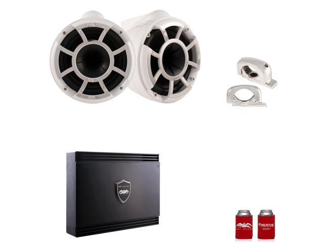 Click here for Wet Sounds REV10W-FC White REV 10 Fixed Clamp Towe... prices