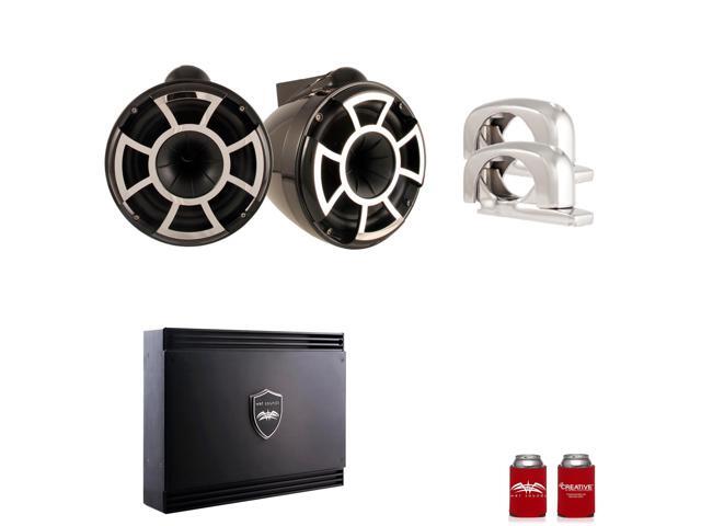 Click here for Wet Sounds REV10B-SC Black REV 10 Swivel Clamp Tow... prices