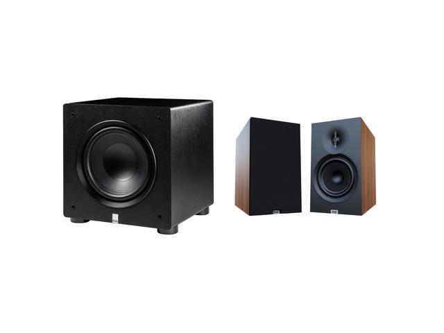 Click here for Elac Debut 3.0 Walnut 6.5 Inch Book Shelves With E... prices