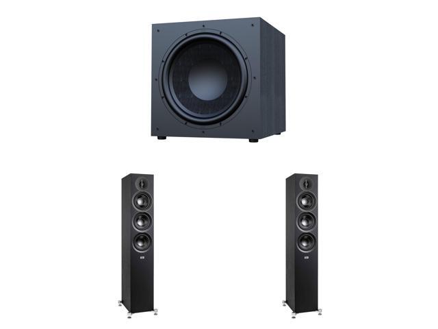 Click here for Elac Debut 3.0 Df53 Black Tower Speakers (Pair) Wi... prices