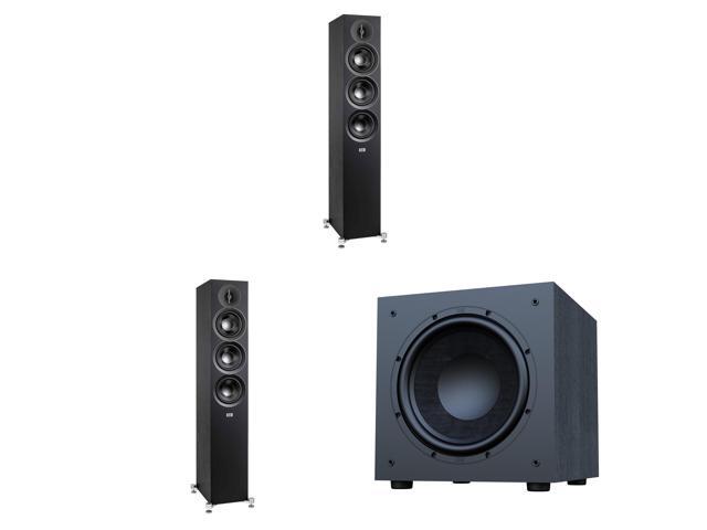 Click here for Elac Debut 3.0 Df53 Black Tower Speakers (Pair) Wi... prices