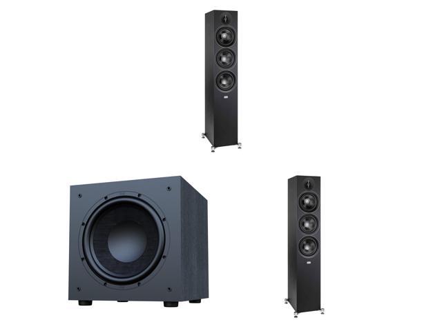 Click here for Elac Debut 3.0 Df63 Black Tower Speakers (Pair) Wi... prices