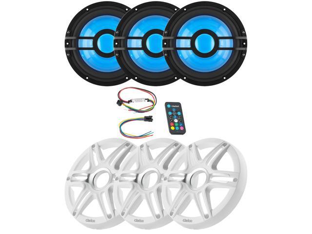 Click here for Clarion (3) CMSP-101RGB-2 10 Marine 2-Ohm Subwoofe... prices