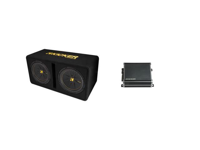 Click here for Kicker Dual 12 Inch Comp Bass Package 50DCWC122 wi... prices